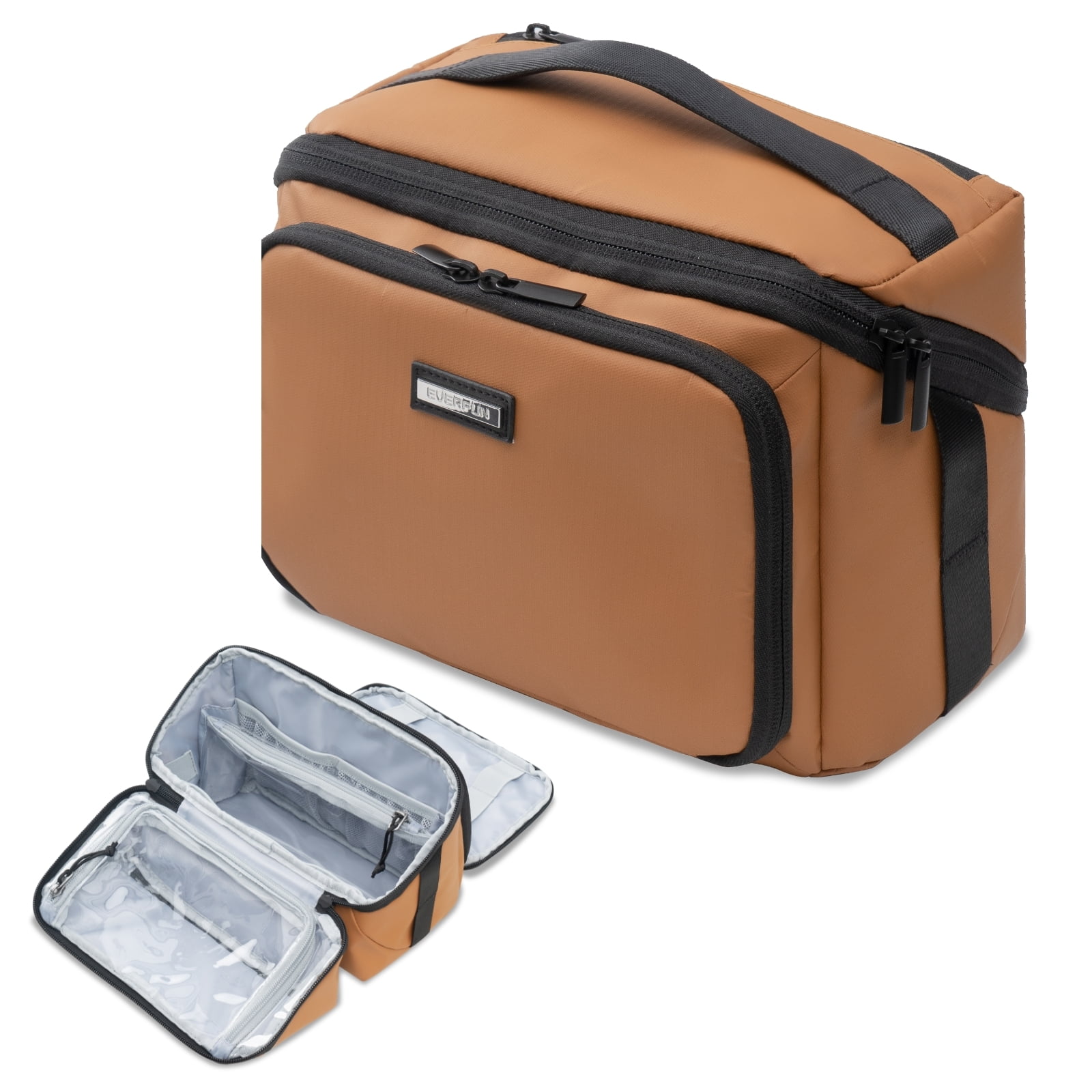 EVERFUN Travel Makeup Bag, Toiletry Bag, EF8019 Khaki - Walmart.com EVERFUN Travel Makeup Bag, Toiletry Bag, EF8019 Khaki - Walmart.com