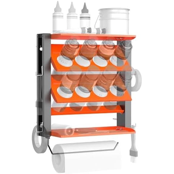 EVERHANGER Spray Can Holder, Lube Can Wall Mount Storage Rack Heavy ...