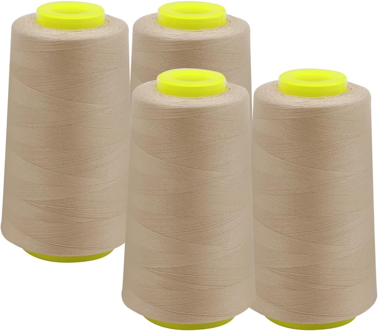 EVERLOCK Serger Thread – 4 Cones, 3000 Yards Each – 40 Weight, 2-Ply ...