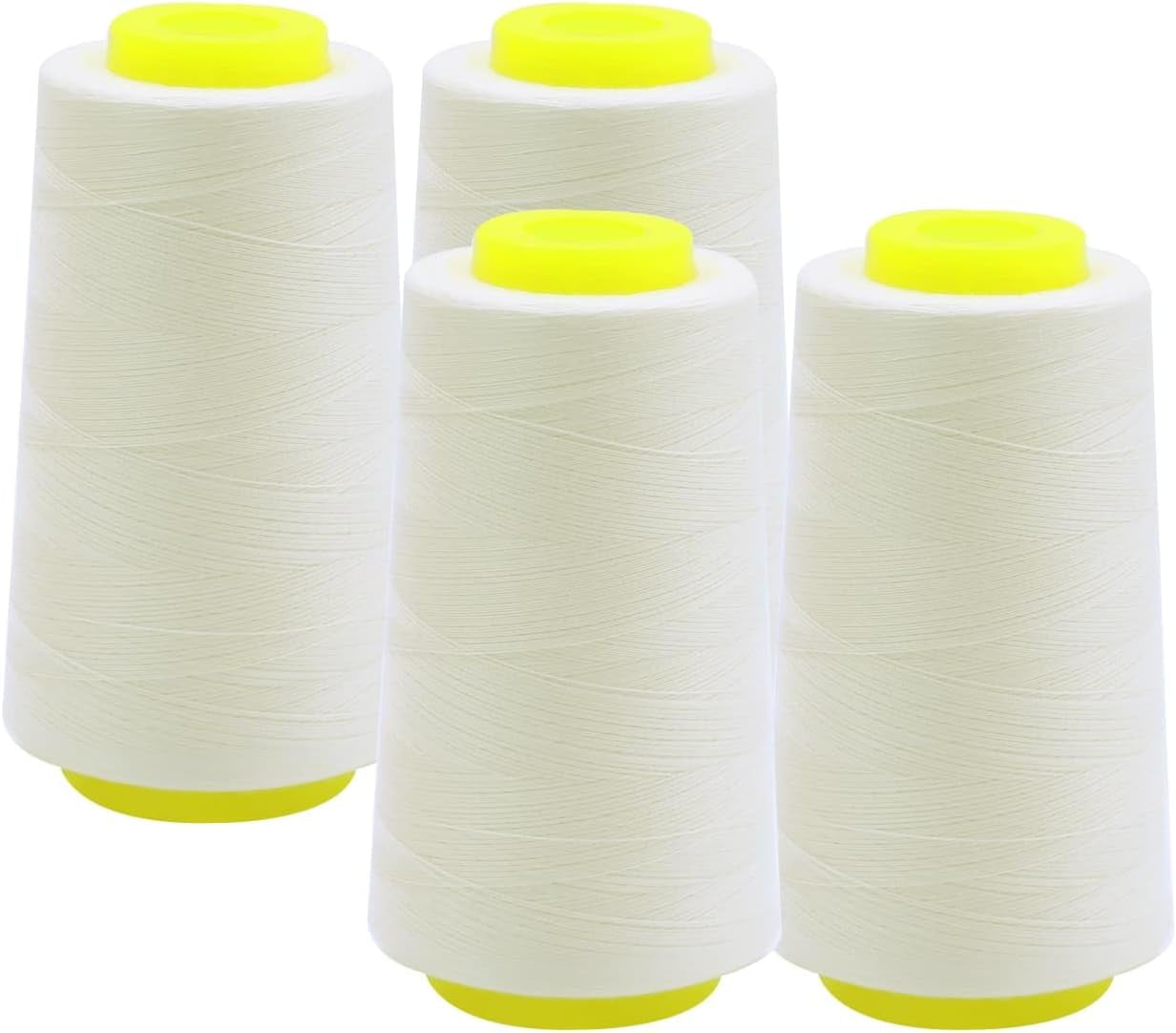 EVERLOCK Serger Thread – 4 Cones, 3000 Yards Each – 40 Weight, 2-Ply ...