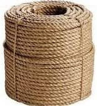EVERSTRONG Manila Twisted Rope in 600 Ft Spool x Various Sizes, /4",3/8 ...