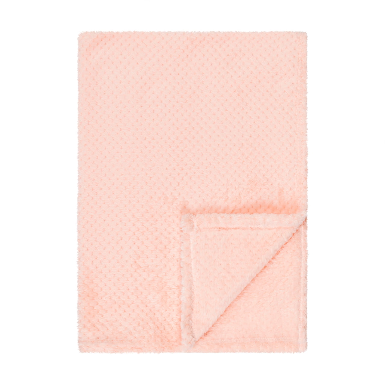 EVERYDAY KIDS Baby Fleece Blanket - 30" by 40" - Light Pink - Walmart.com