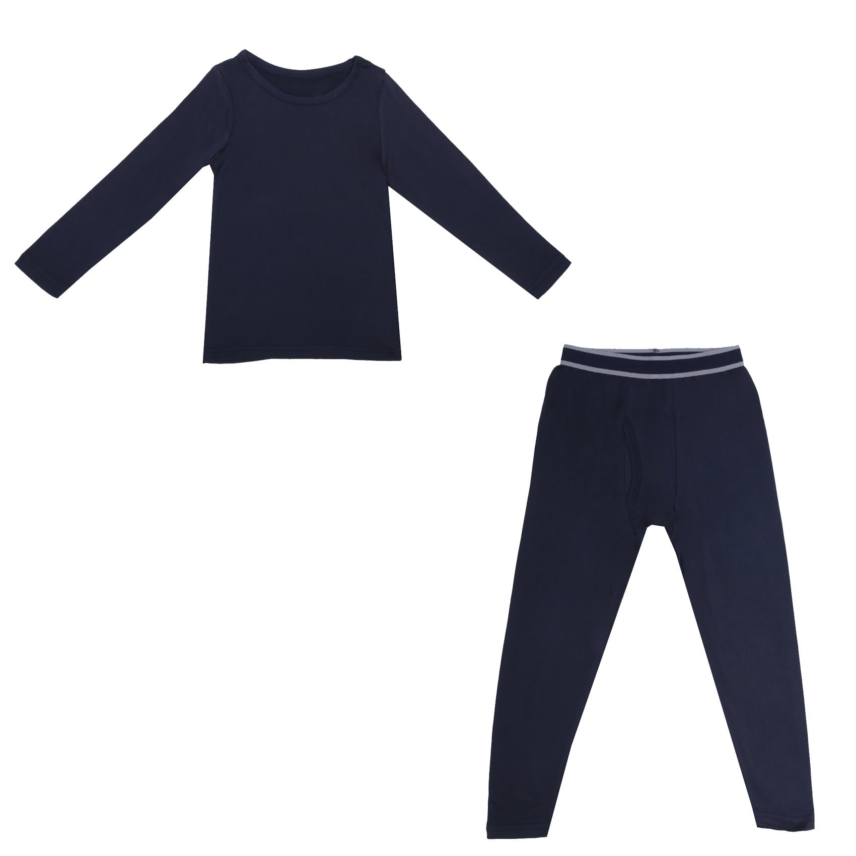 EVERYDAY KIDS Boys Navy Thermal Top and Bottom Underwear Set - Walmart.com