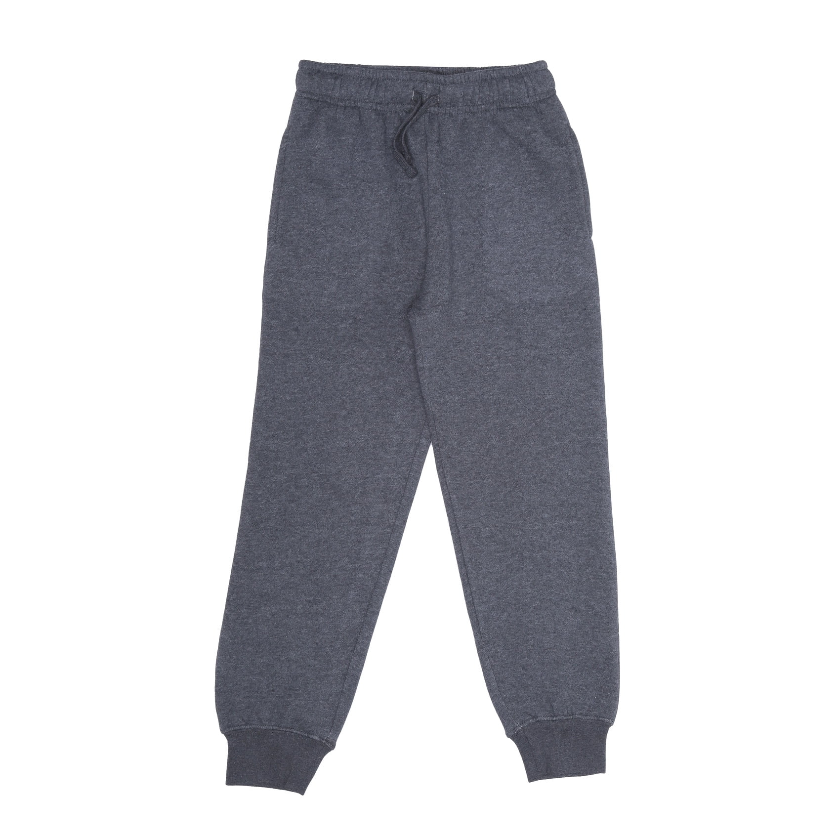 EVERYDAY KIDS Girls Charcoal Gray Cotton Fleece Sweatpants - Walmart.com