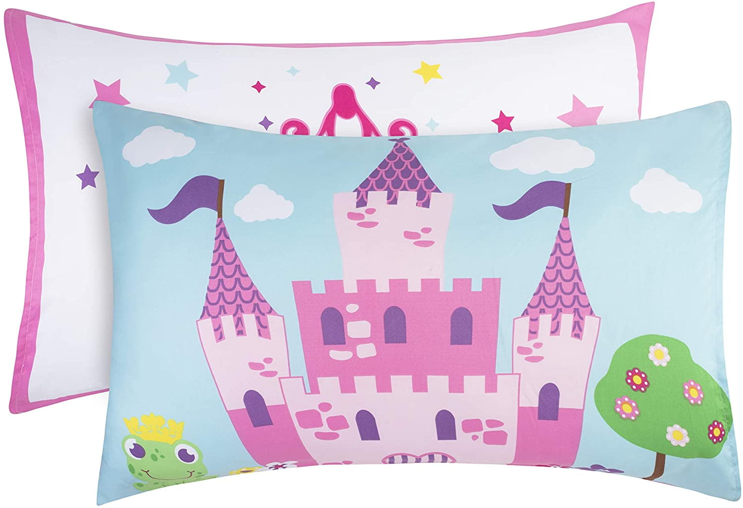 EVERYDAY KIDS Princess 2 Pack Pillowcase Set - Walmart.com