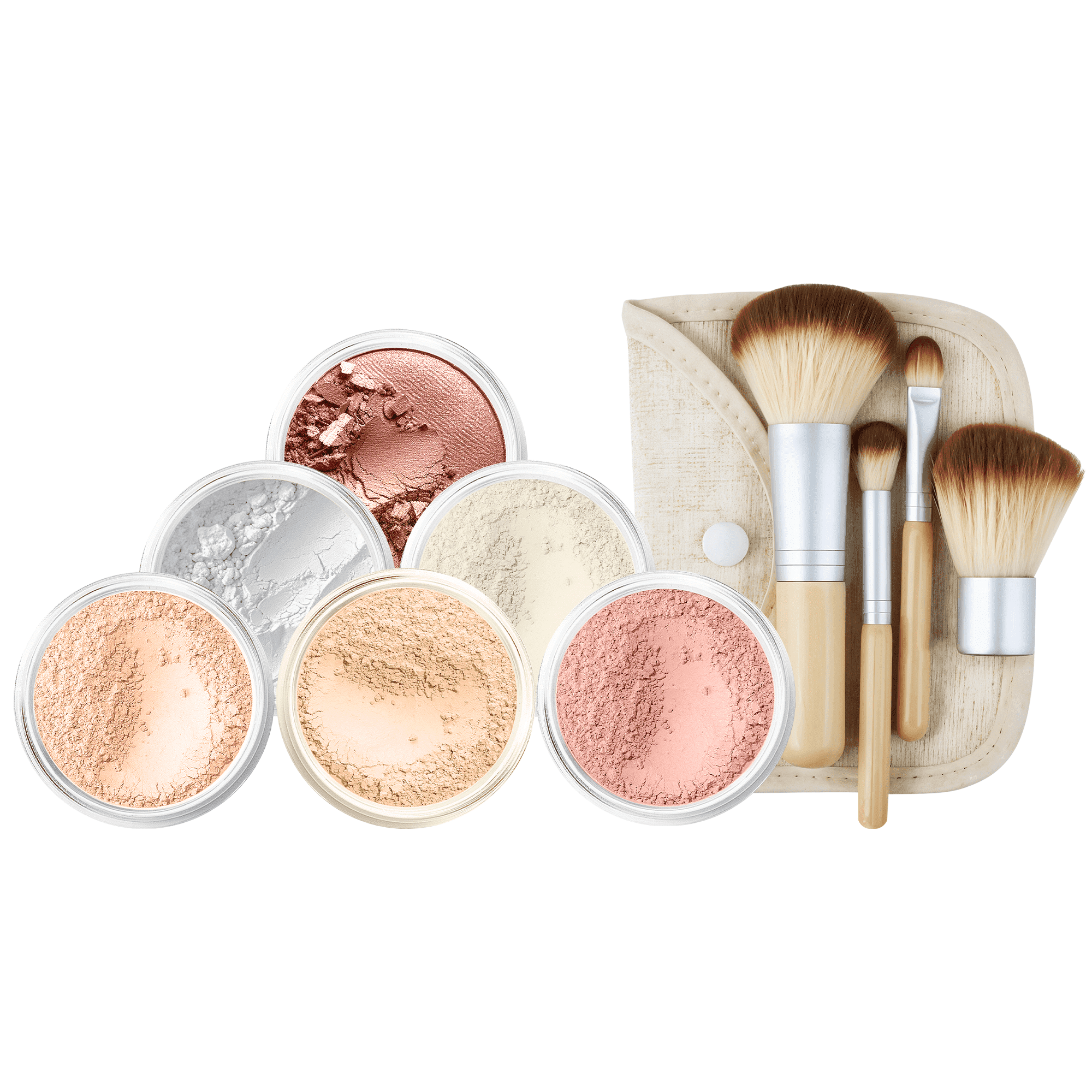 EVERYDAY KIT (PINK BISQUE) Full Size Mineral Makeup Set Matte ...