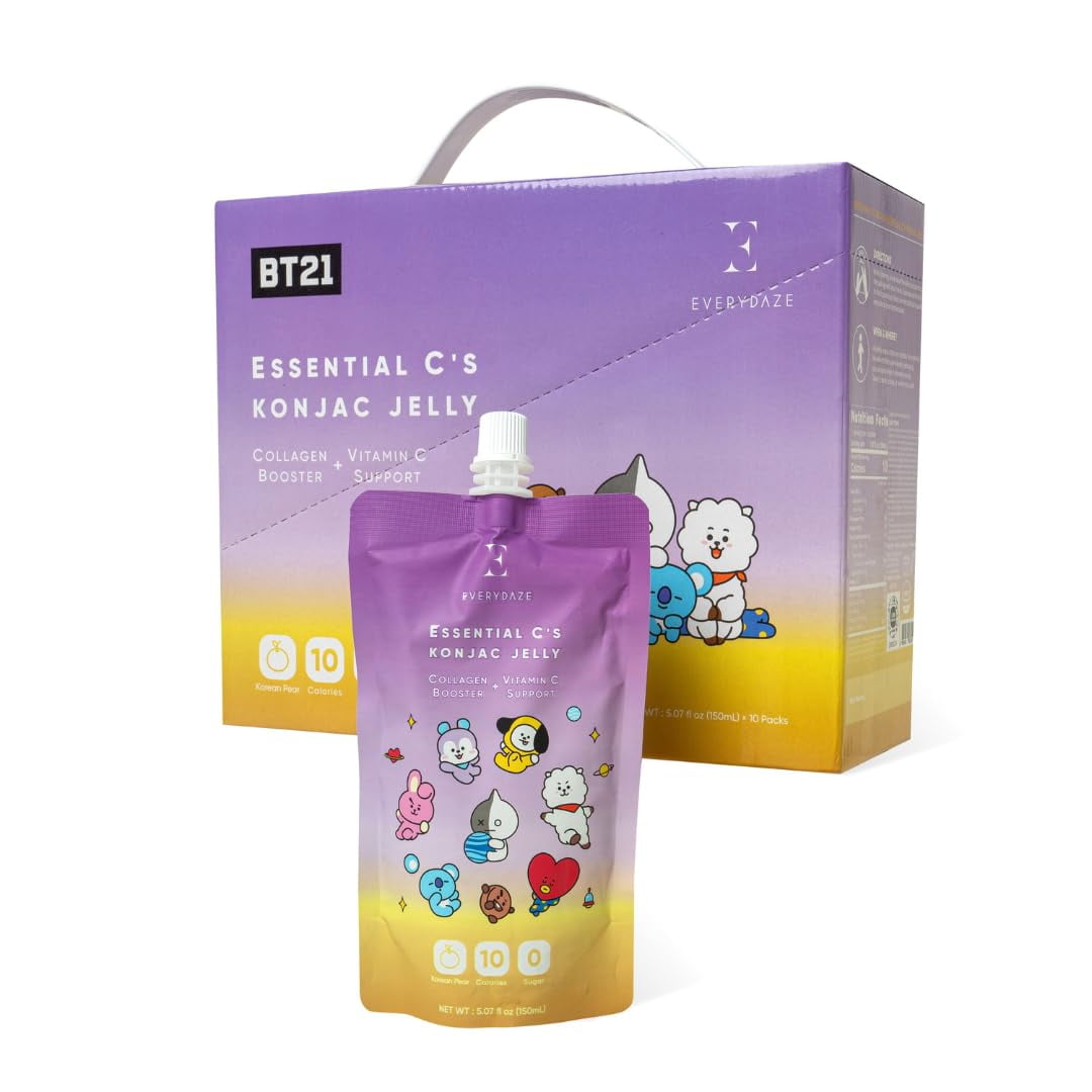EVERYDAZE BT21 Essential C’s SAF21 Konjac Jelly | Korean Collagen ...