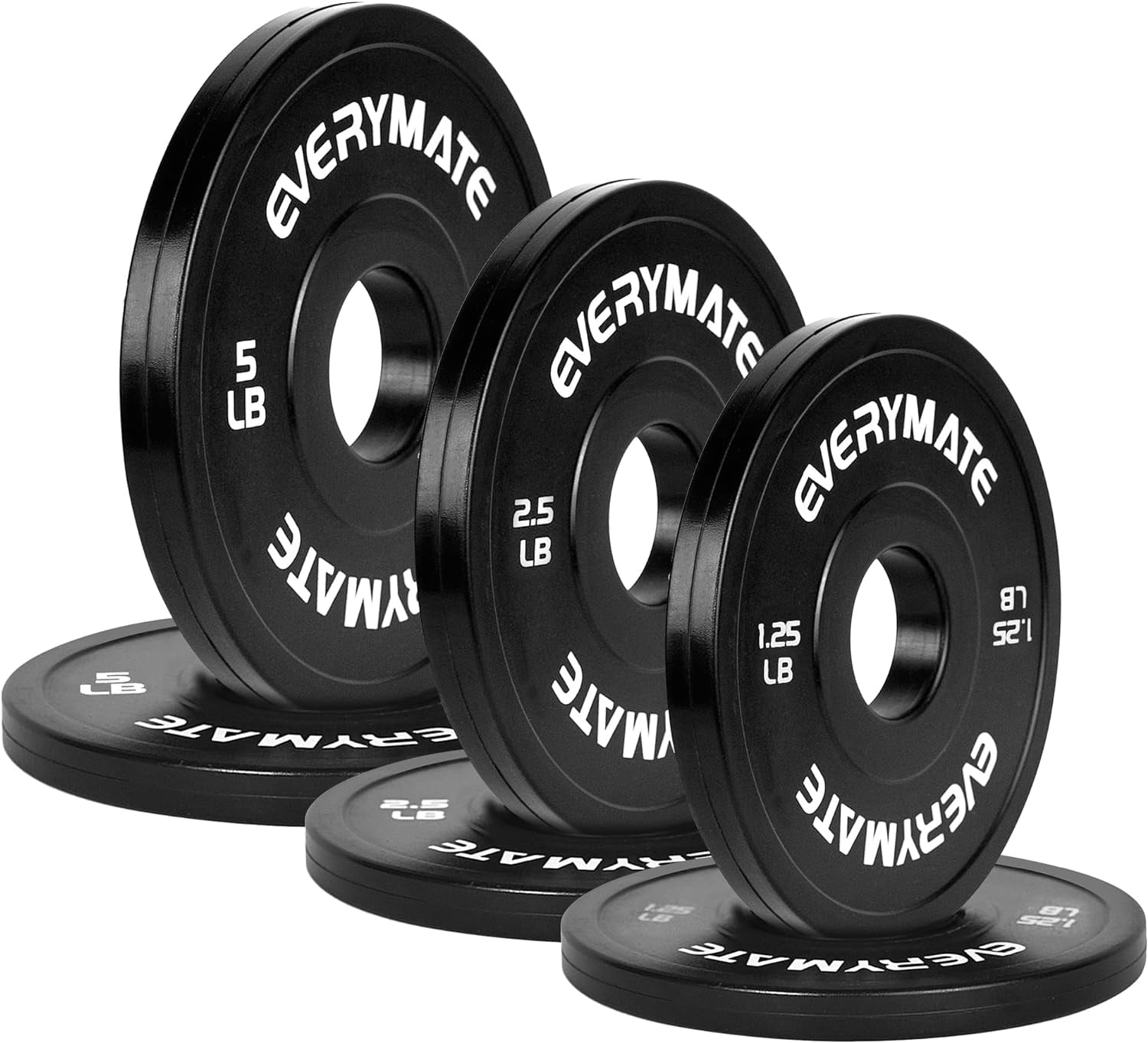 Free Shipping! EVERYMATE Black Change Weight Plates 1.25LB 2.5LB 5LB ...