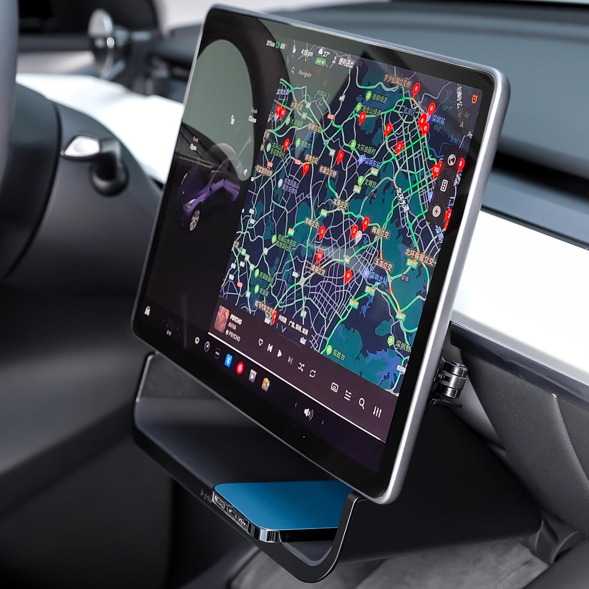 EVFITUS for Tesla Model CM31 Y/3 Under Screen Storage Organizer Tray ...