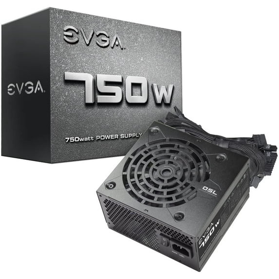 EVGA 750W ATX12V/EPS12V Power Supply - 120 V AC, 230 V AC Input - 3.3 V ...