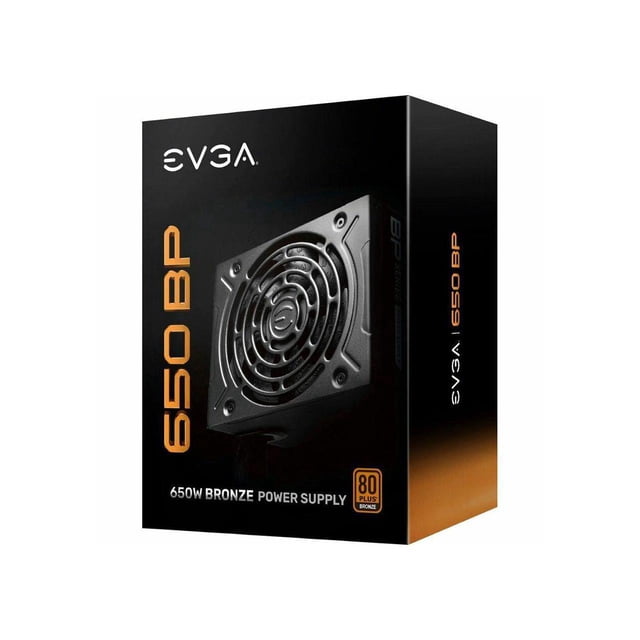 EVGA 650 BP 650W shortest ATX Computer Power Supply - Walmart Business ...