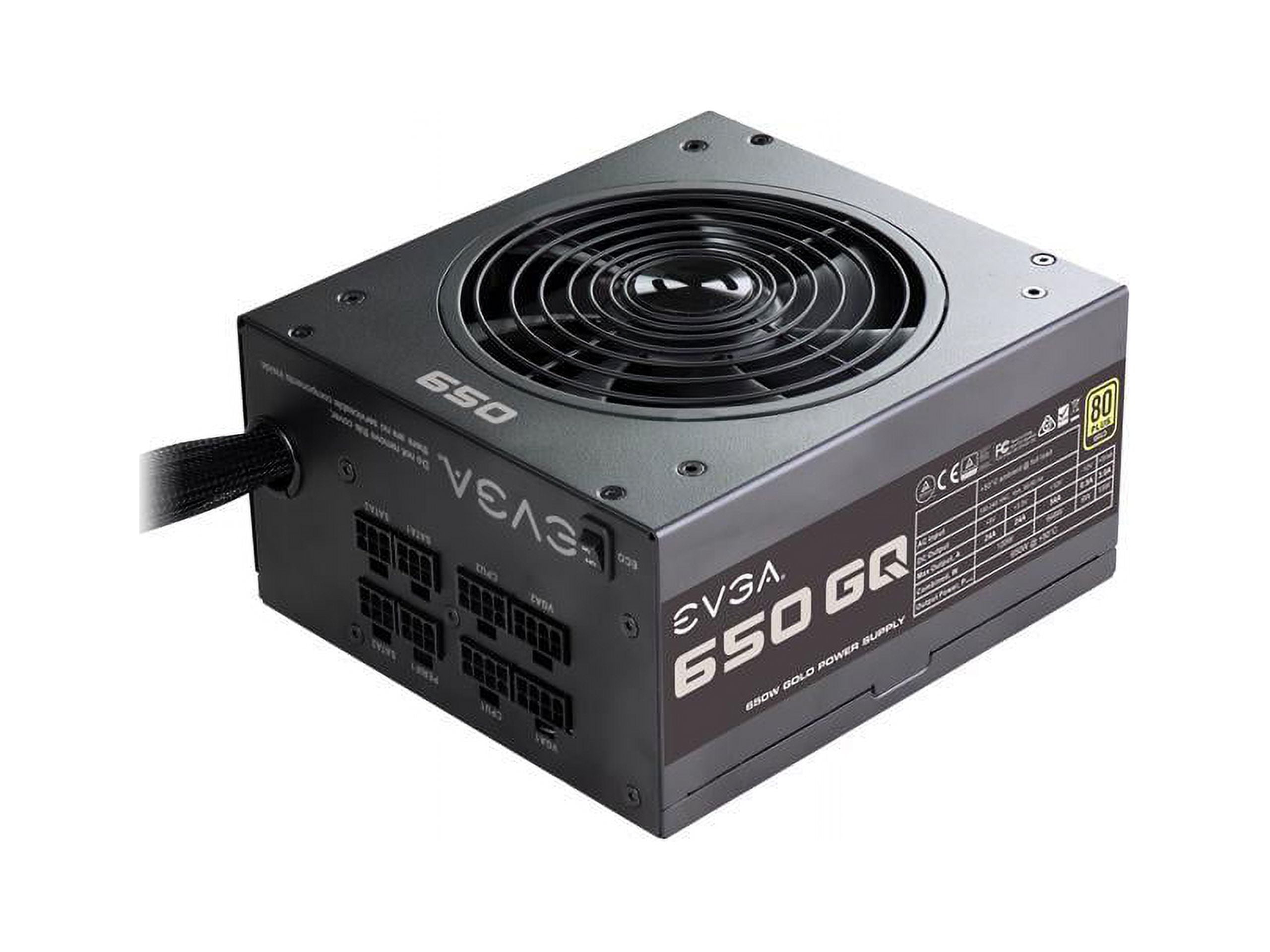 EVGA 650 GQ 210-GQ-0650-V1 650 W ATX12V / EPS12V SLI Ready CrossFire ...