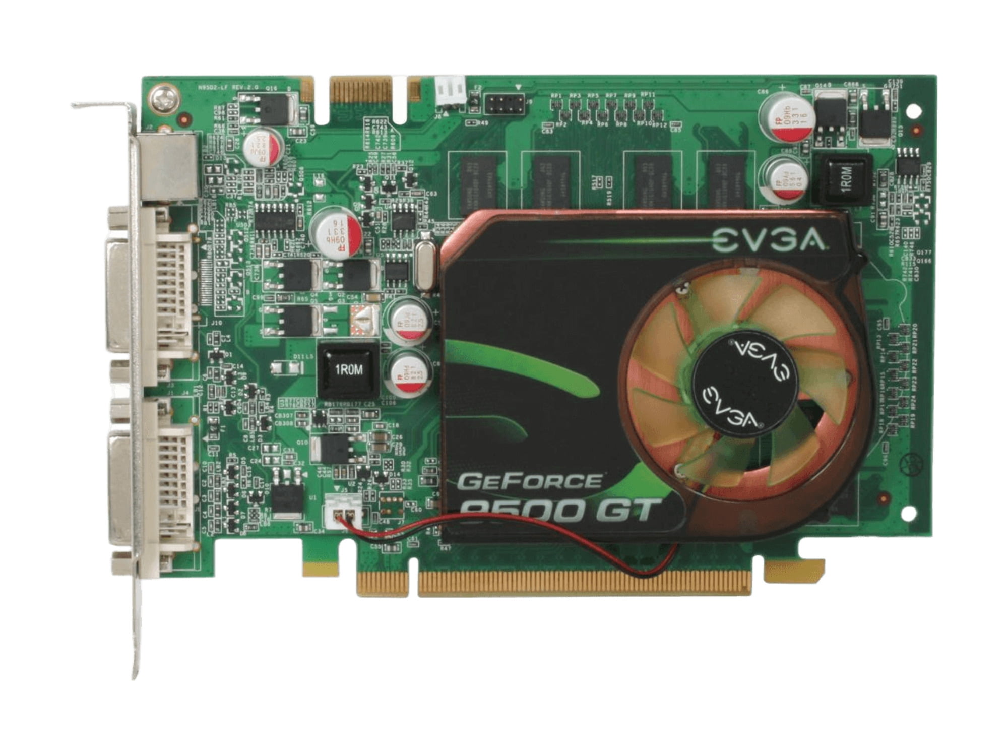 EVGA GeForce 9500 GT DirectX 10 1GB 128-Bit DDR2 PCI Express 2.0 x16 HDCP Ready Video Card 01G ...