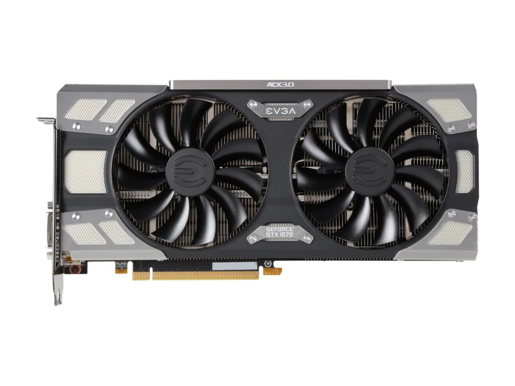 EVGA GeForce GTX 1070 FTW GAMING 8GB GDDR5 ACX 3.0 RGB LED DX12 OSD ...