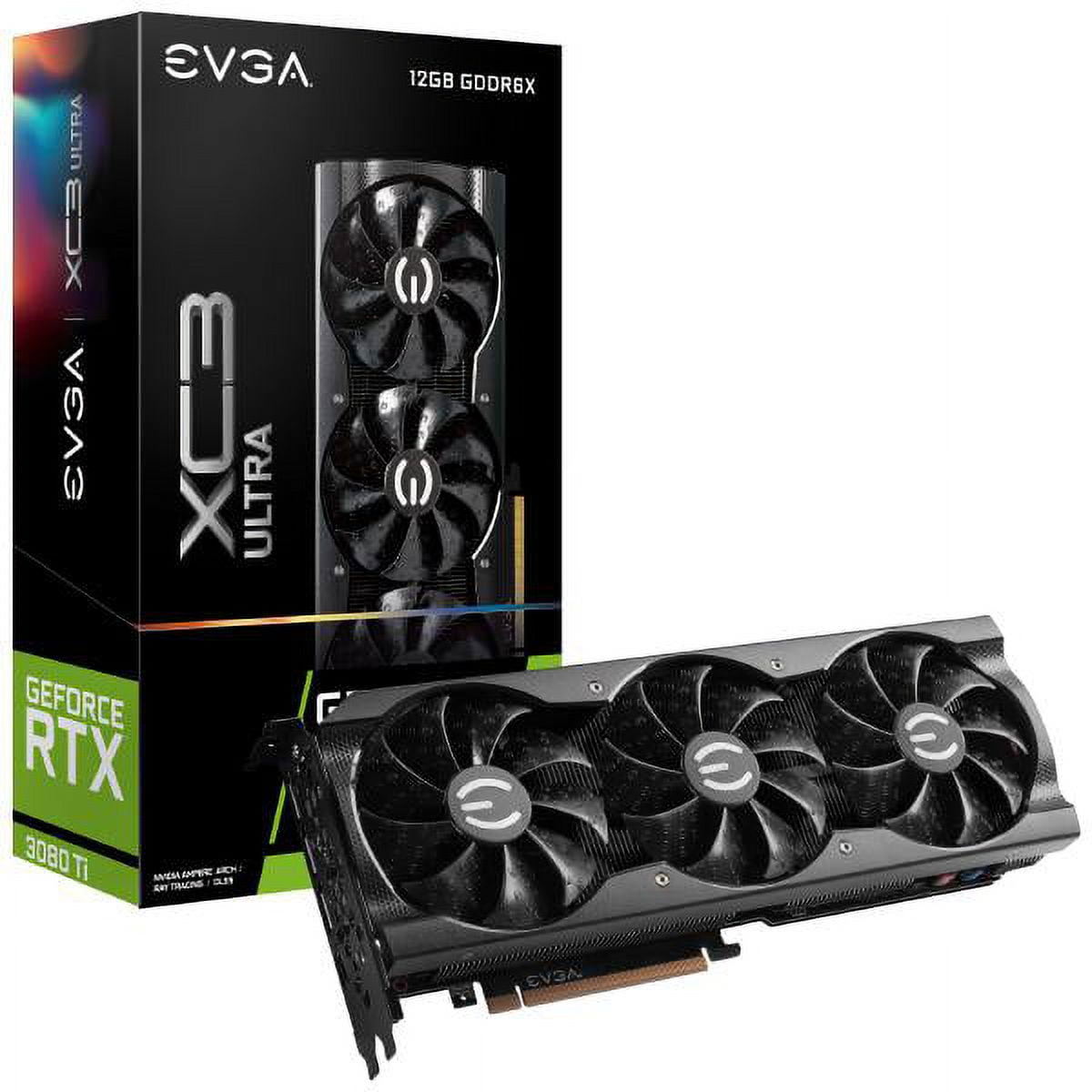 EVGA GeForce RTX 3080 Ti XC3 ULTRA GAMING, 12GB GDDR6X, iCX3 Cooling ...