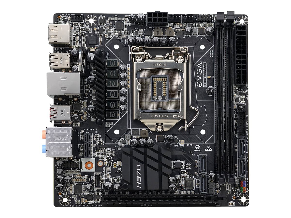 EVGA H370 Stinger - Motherboard - mini ITX - LGA1151 Socket - H370 ...