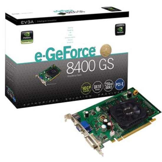 EVGA 256-P2-N733-LR e-GeForce 8400GS 256MB PCI-E Graphics Card - Walmart.com