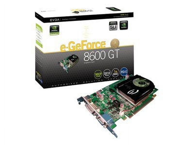 EVGA e-GeForce 8600 GT - Graphics card - GF 8600 GT - 1 GB GDDR2 - PCIe ...