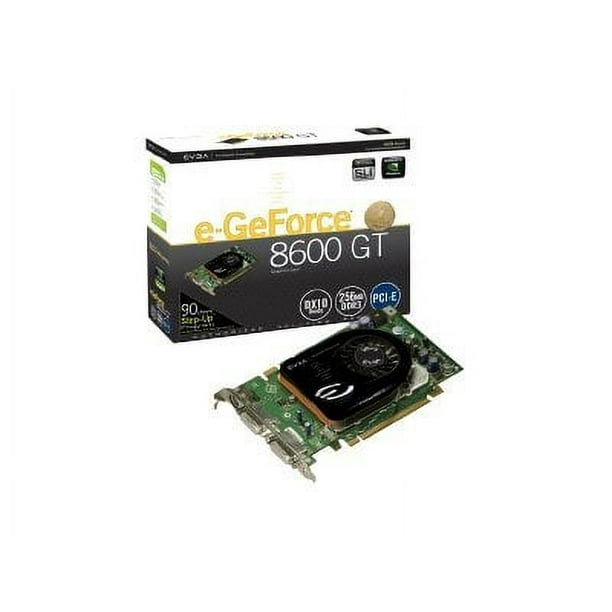 EVGA e-GeForce 8600 GT - Graphics card - GF 8600 GT - 256 MB GDDR3 - PCIe x16 - Walmart Business ...
