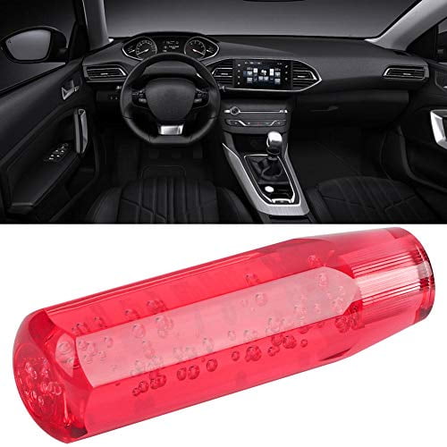 EVGATSAUTO Gear Shift Knob, 15cm Red Car Universal Acrylic Shift Stick ...