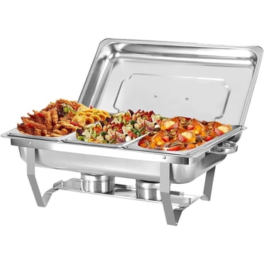 EVGTTI 7 Pack 8QT Chafing Dish for Buffet, Food Grade Stainless Steel ...