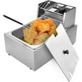 EVGTTI 6L Commercial Electric Deep Fryer Countertop Deep Fryer Single ...