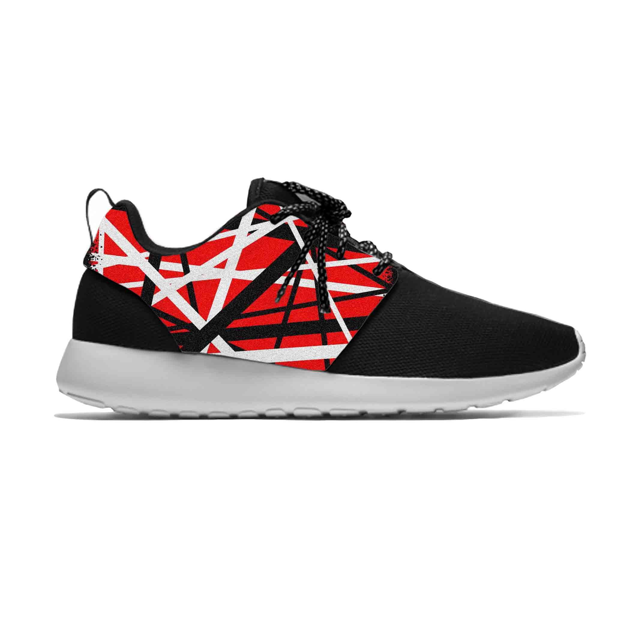 EVH 5150 Stripe Guitar Heavy Metal Rock Music Band Sport Running Shoes ...
