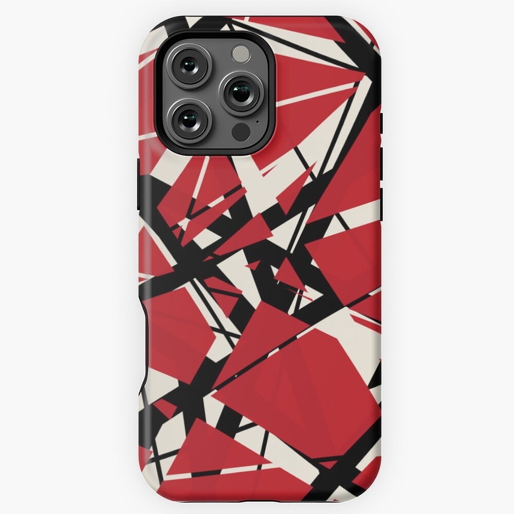 EVH Red Stripes Guitar Music Rock Band H2040 Slim Protective Case for ...
