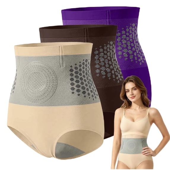 EVHRZN 3 PCS Fat Burning Shorts Women 4-in-1 High Waist Micro-Particle ...