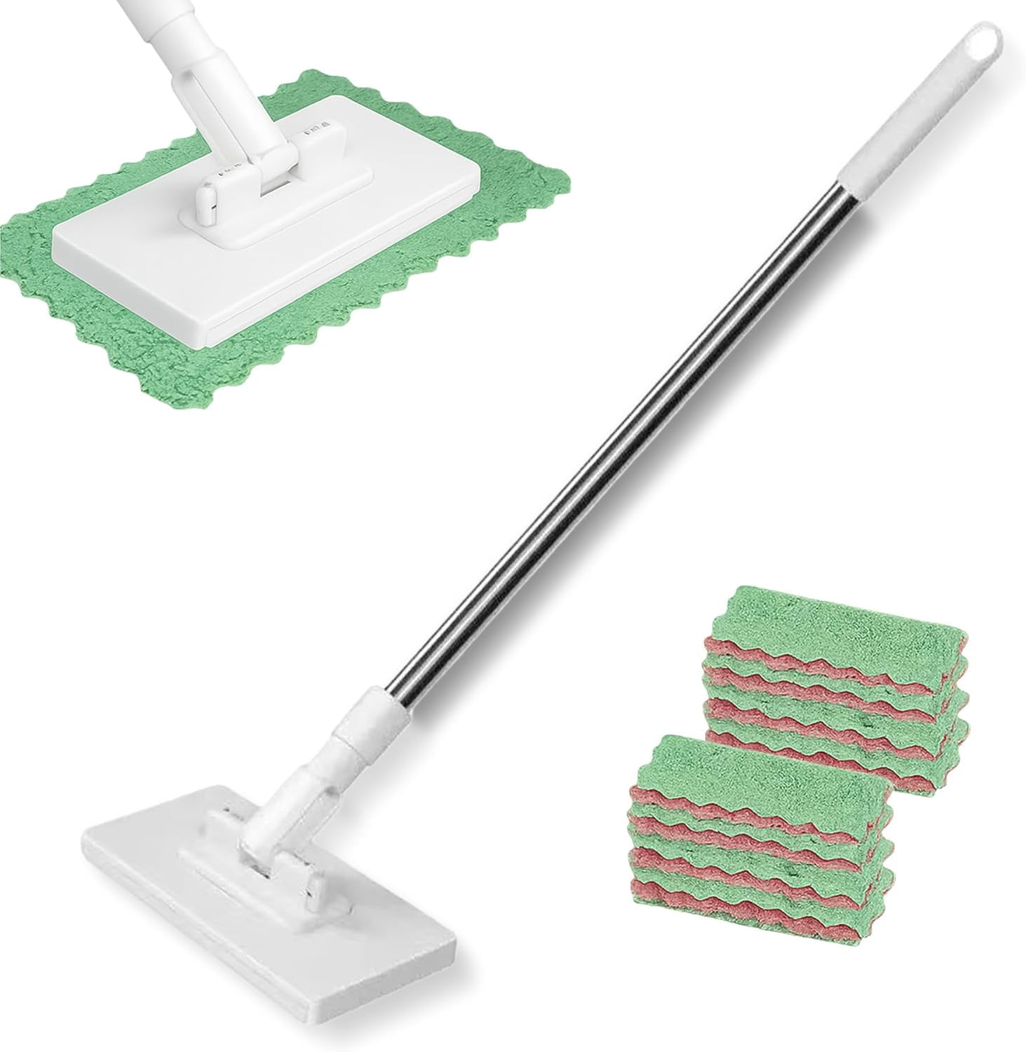 EVHRZN Hands Free Multi Purpose Flat Mop, One Click Hands Free Flat Mop ...