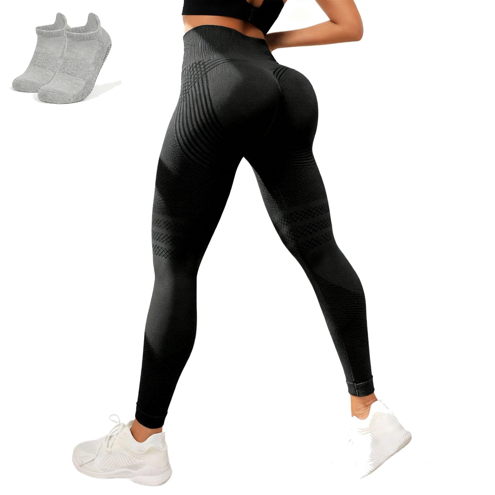 EVHRZN Metabolic Booster Leggings, 3D High-Waisted Anti-Cellulite ...