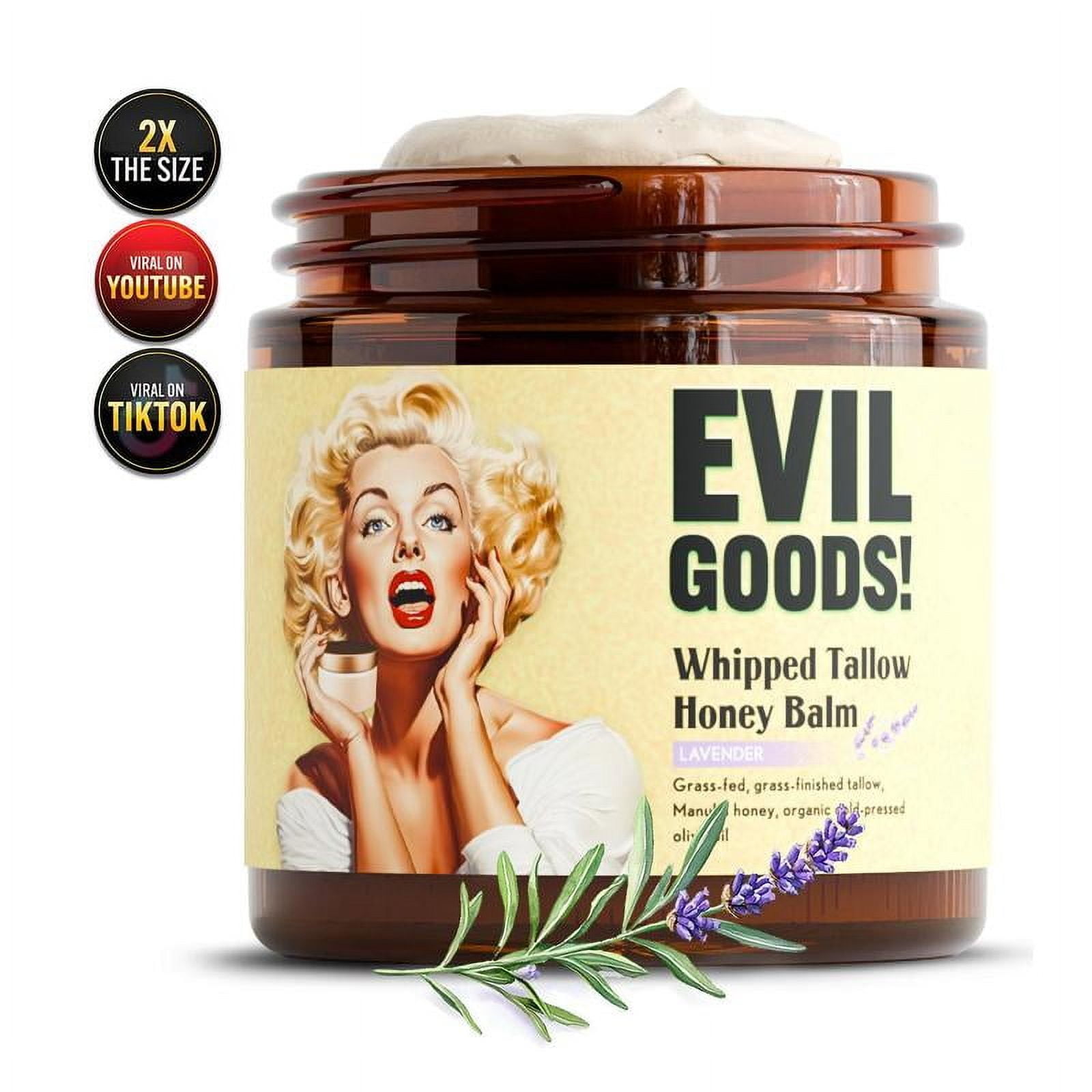 EVIL GOODS! Whipped Beef Tallow & Manuka Honey Organic Nourishing Face ...
