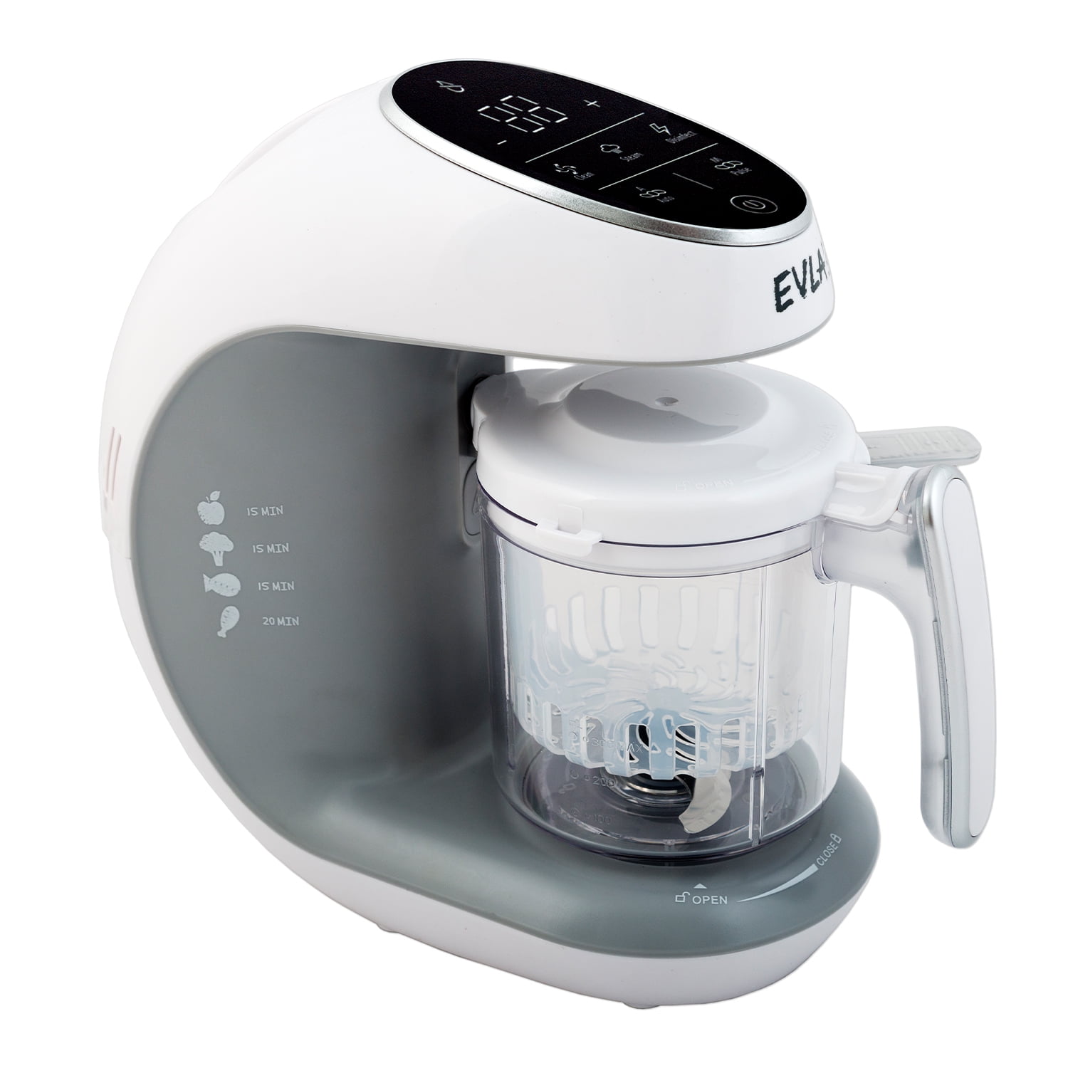 EVLA's Baby Food Maker - Food Processor, Blender, Grinder, Steamer with ...