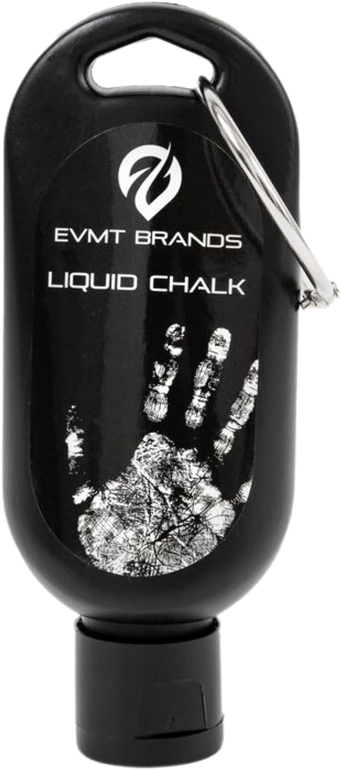EVMT Brands Liquid Gym Chalk, 50ml, White, Weightlifting, Gymnastics ...