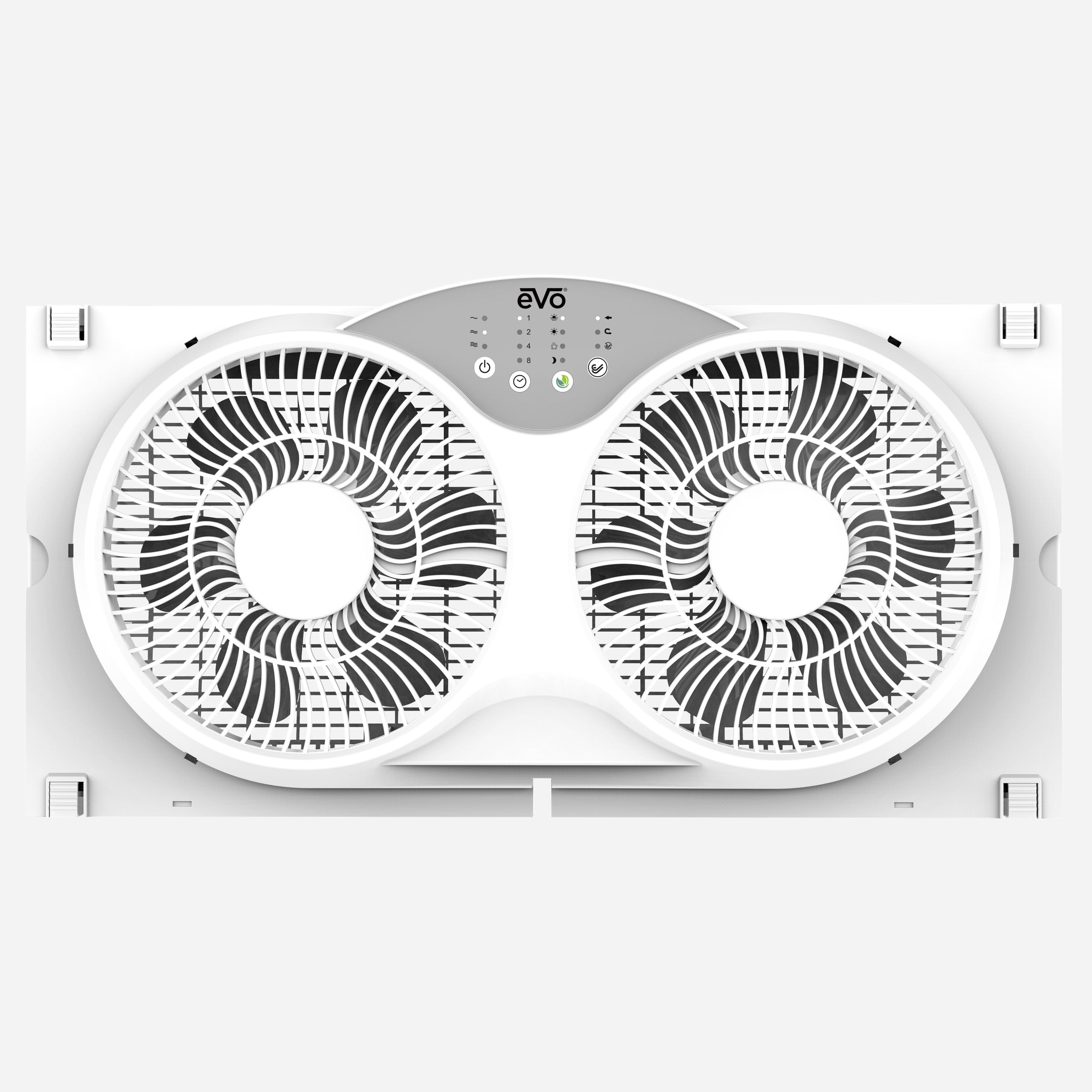 EVO Electronic Remote Twin Window Fan - Walmart.com