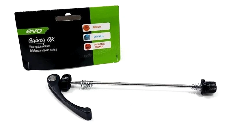 EVO Quincy Quick Release Skewer, Extra Long, 177mm, for Axle Mounted ...