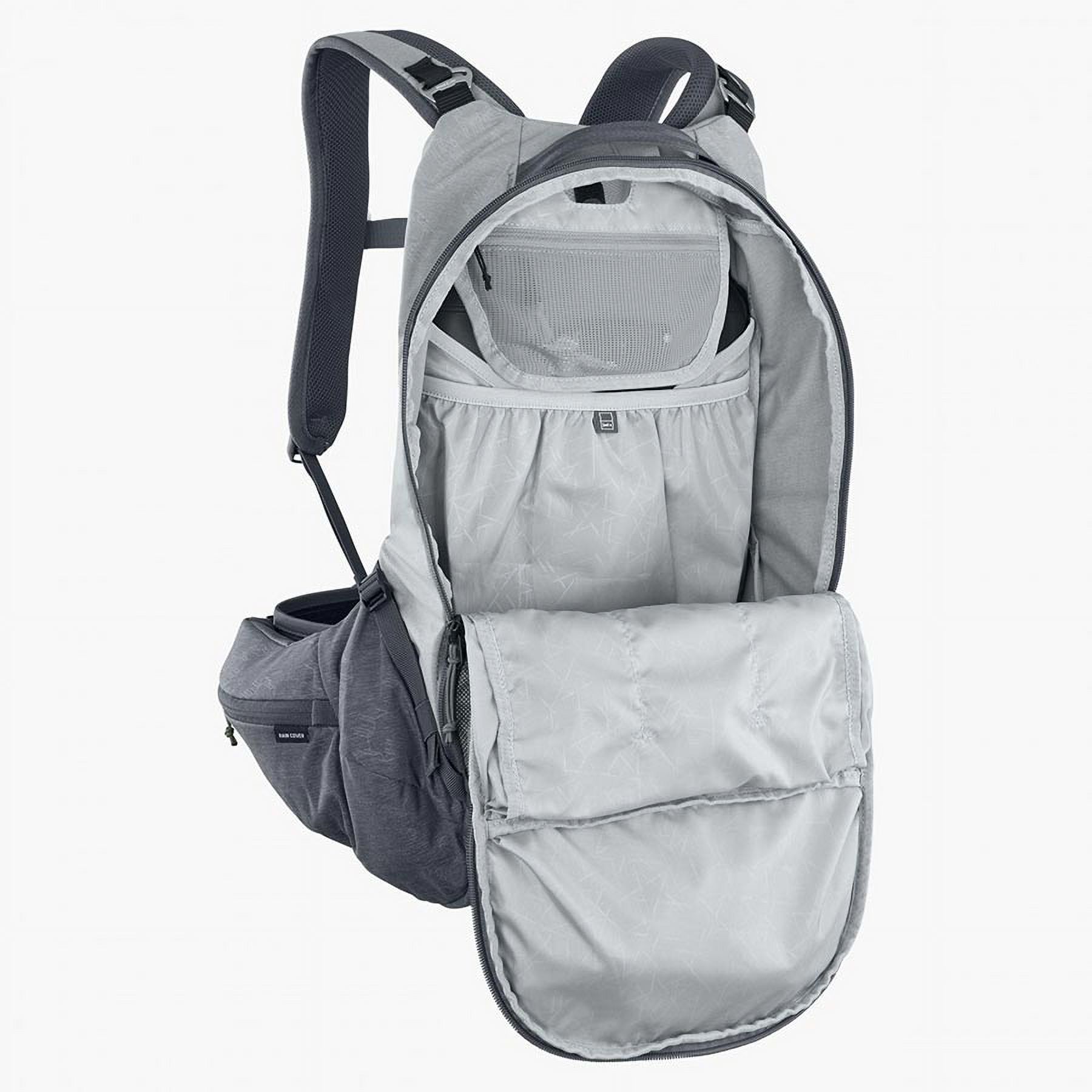 EVOC, Trail Pro 16, Protector backpack, 16L, Stone/Carbon Grey, SM ...