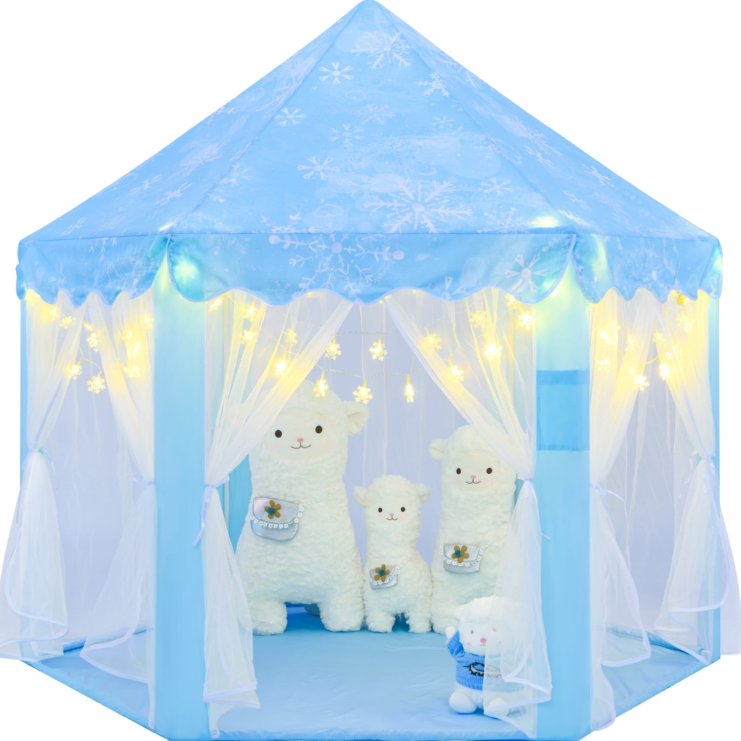 EVOIONOS Frozen tent for Girls Age 4-7, Frozen Princess Tent with ...
