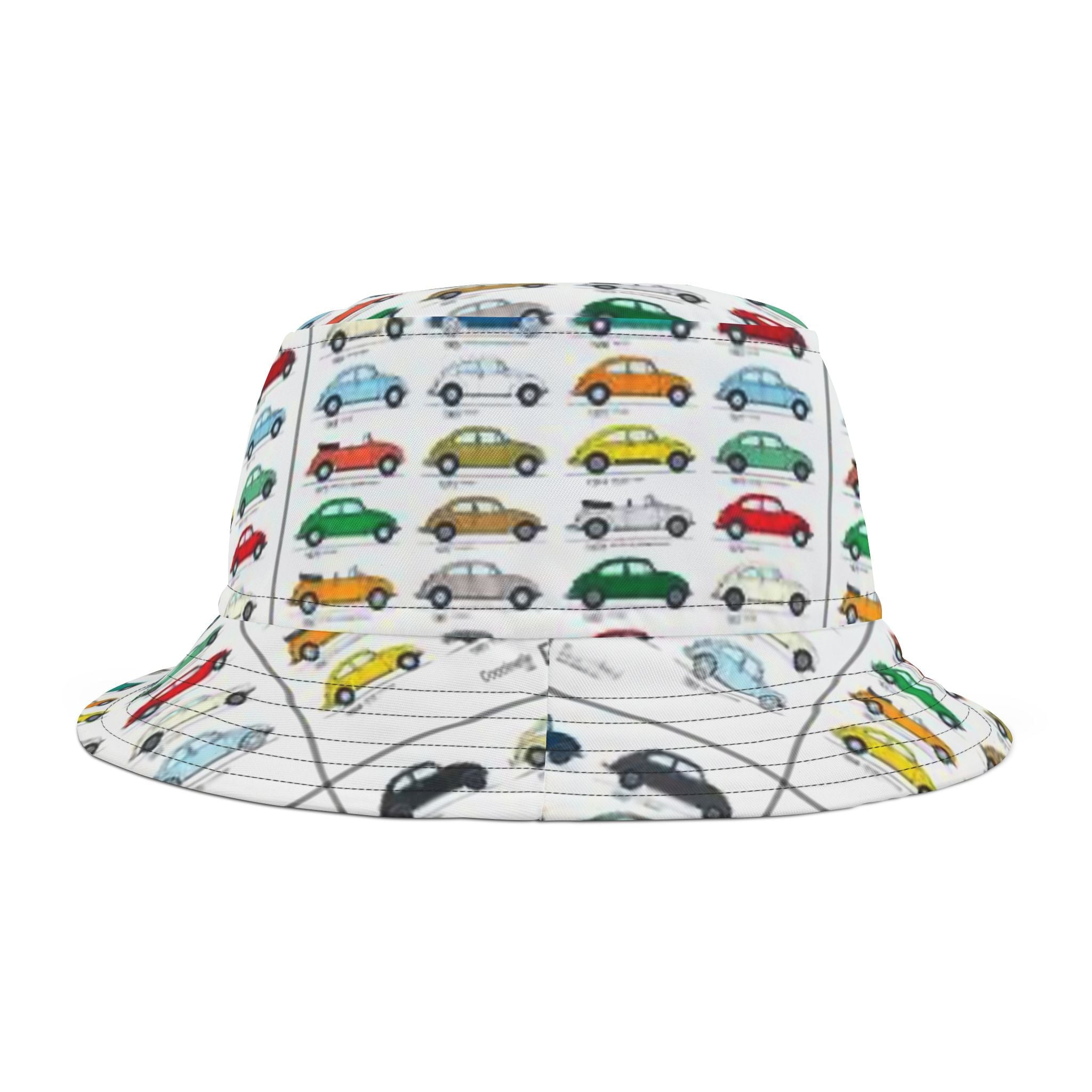 EVOLUTION OF THE VW BEETLE Bucket Hat (AOP) - Walmart.com