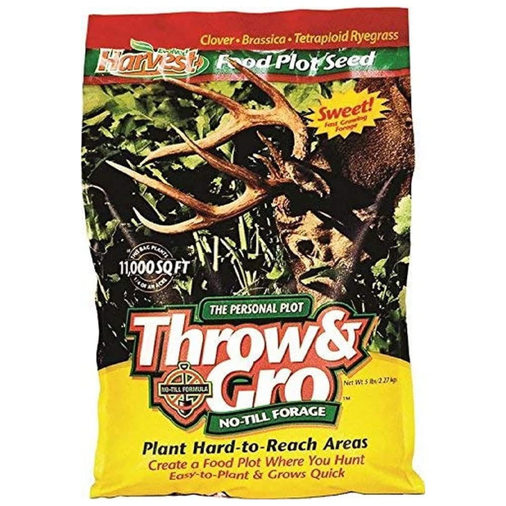 EVOLVED HARVEST Throw & Gro No-Till MVR1 Forage for Deer - Easy-to ...