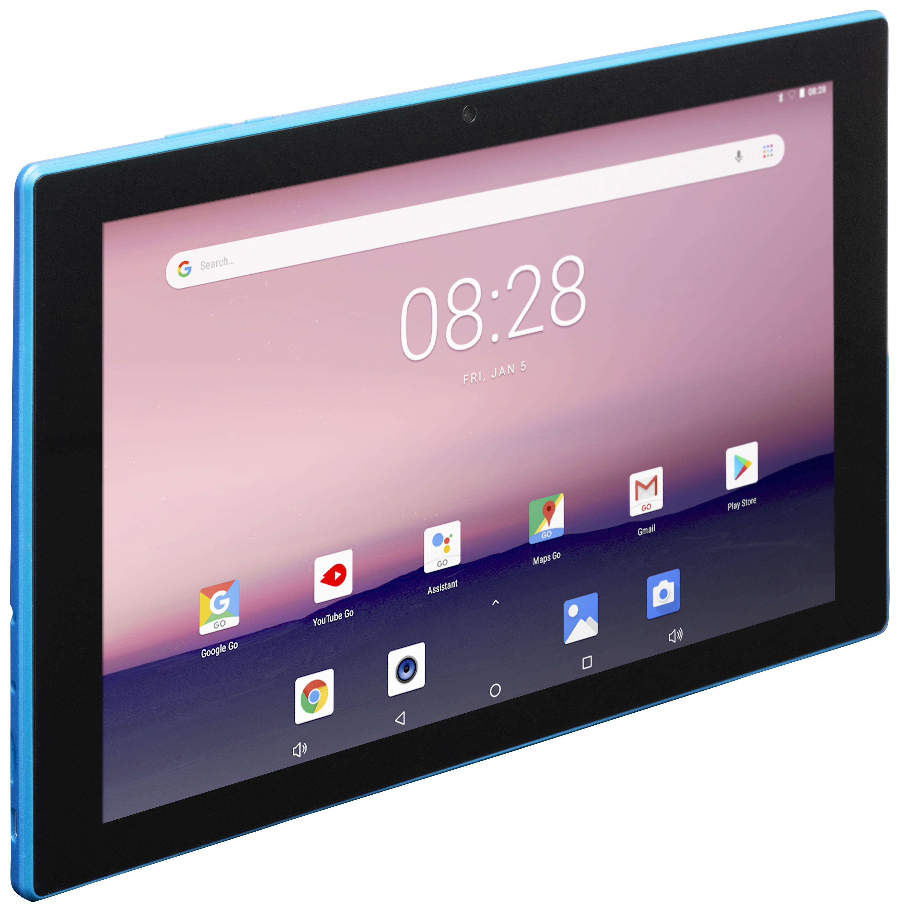 EVOO 10.1" Android Tablet, Quad Core, 16GB Storage, Micro SD Slot, Dual ...