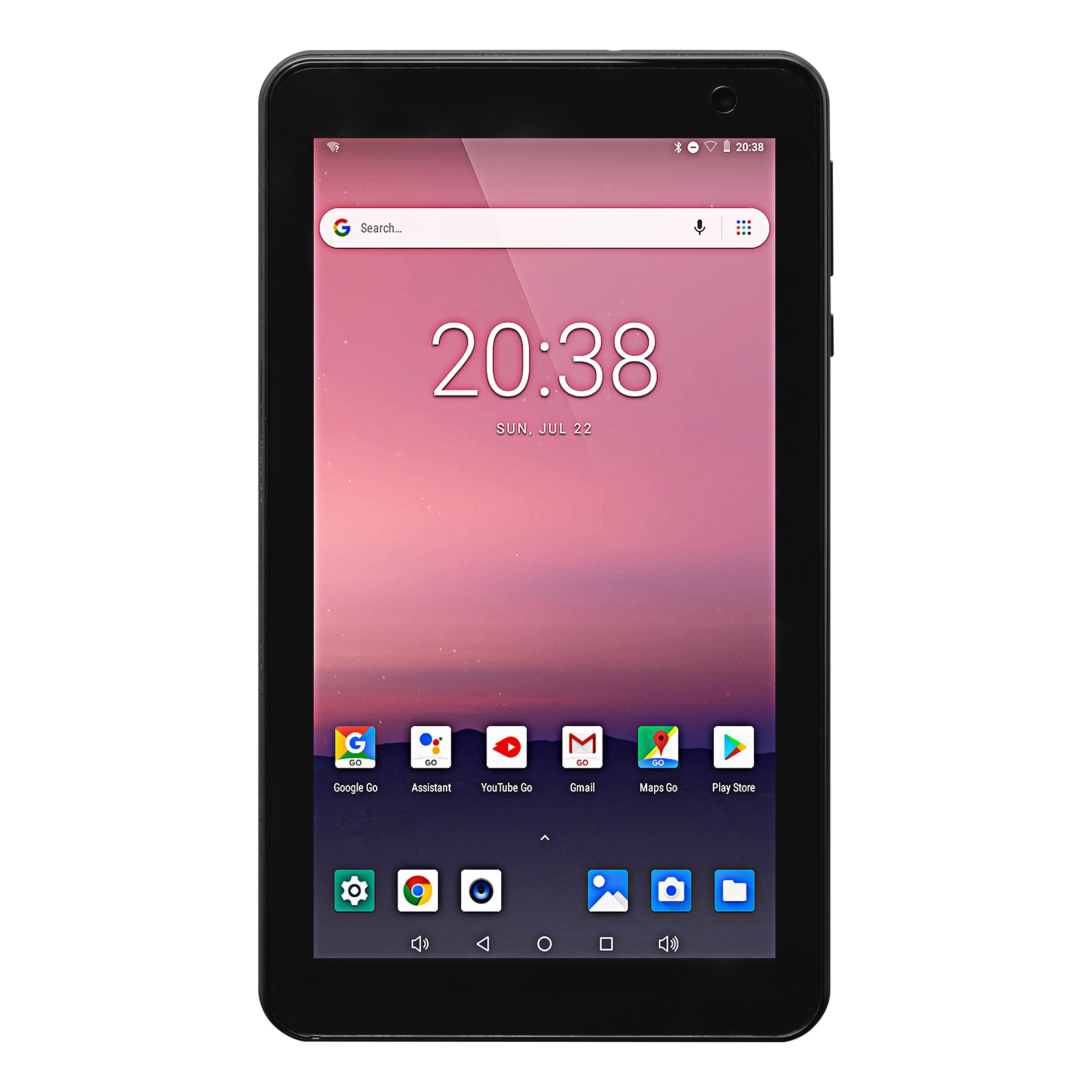 EVOO 7" Android Tablet, Quad Core, 16GB Storage, Micro SD Slot, Dual ...