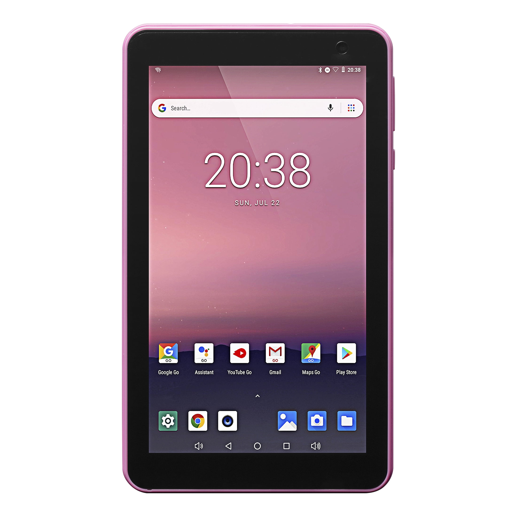 EVOO 7" Android Tablet, Quad Core, 16GB Storage, Micro SD Slot, Dual ...