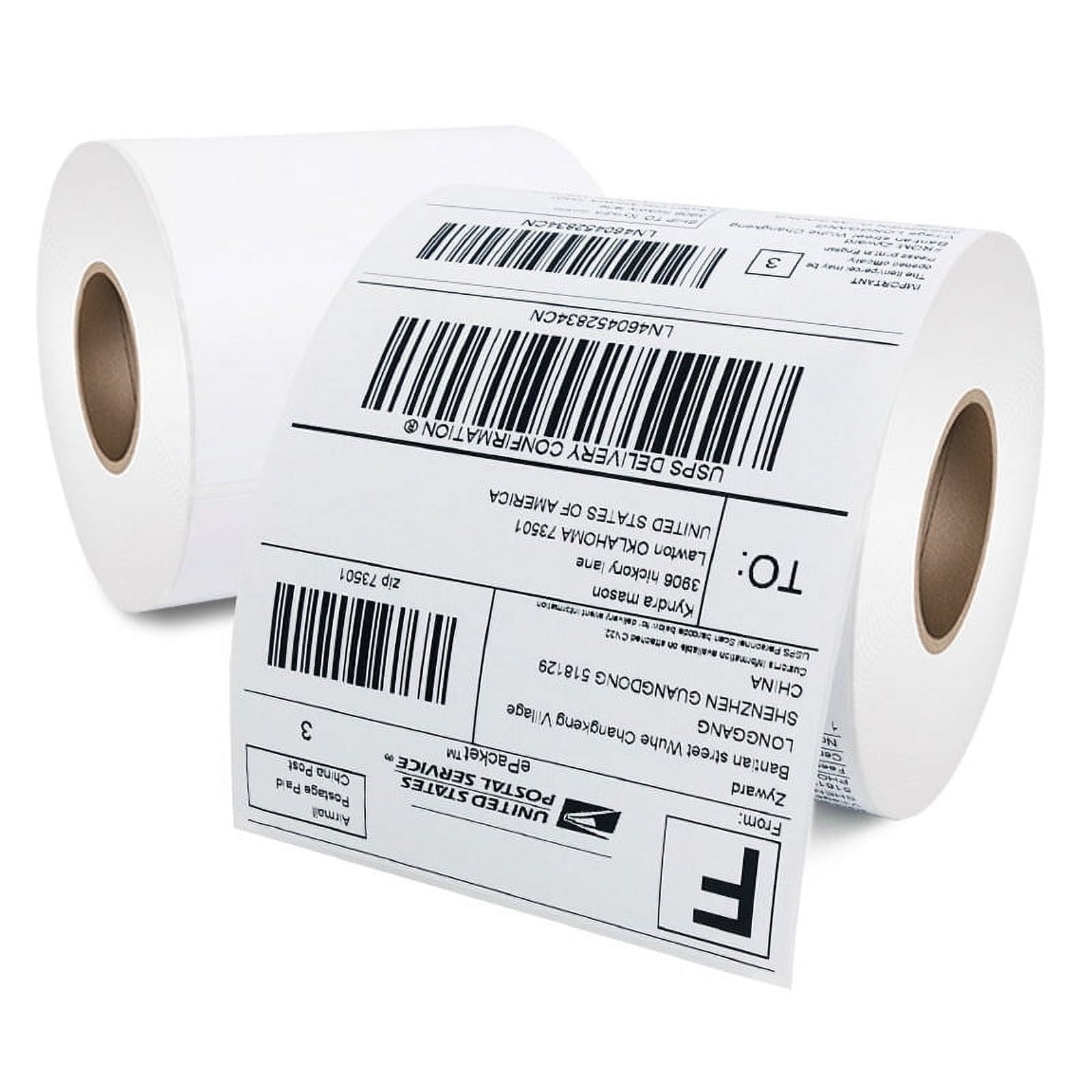 EVPS 4x6inch Shipping Labels, Self-Adhesive Direct Thermal Labels for ...