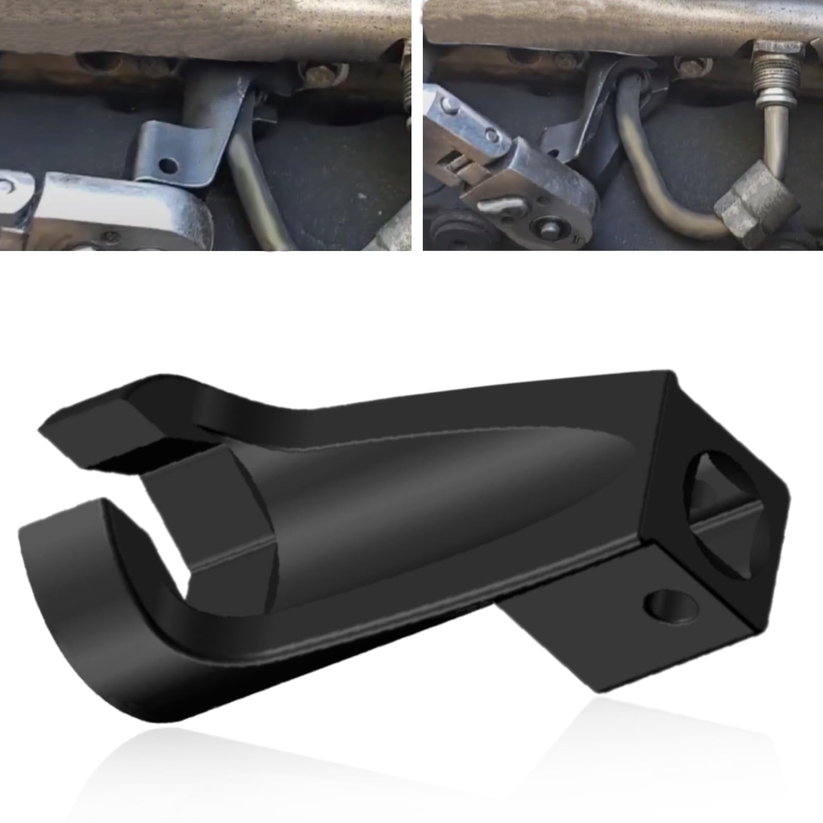 EVRBUL 19MM High Pressure Fuel Line Socket Removal Tool Heavy Duty Heat Treated Compatible with ...