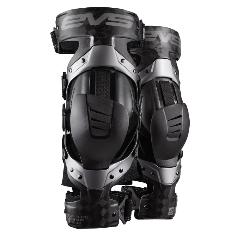EVS Axis Sport Knee Brace Pair Black/Black/Grey - XL - Walmart.com