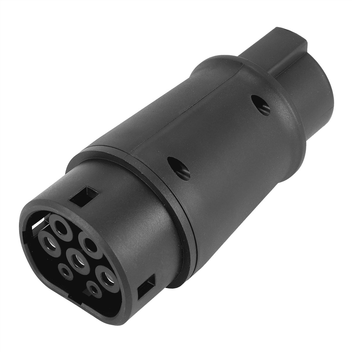 EVSE EV Adaptor 32A J1772 Type 1 to 2 Plug Adapter, Electric Cars ...