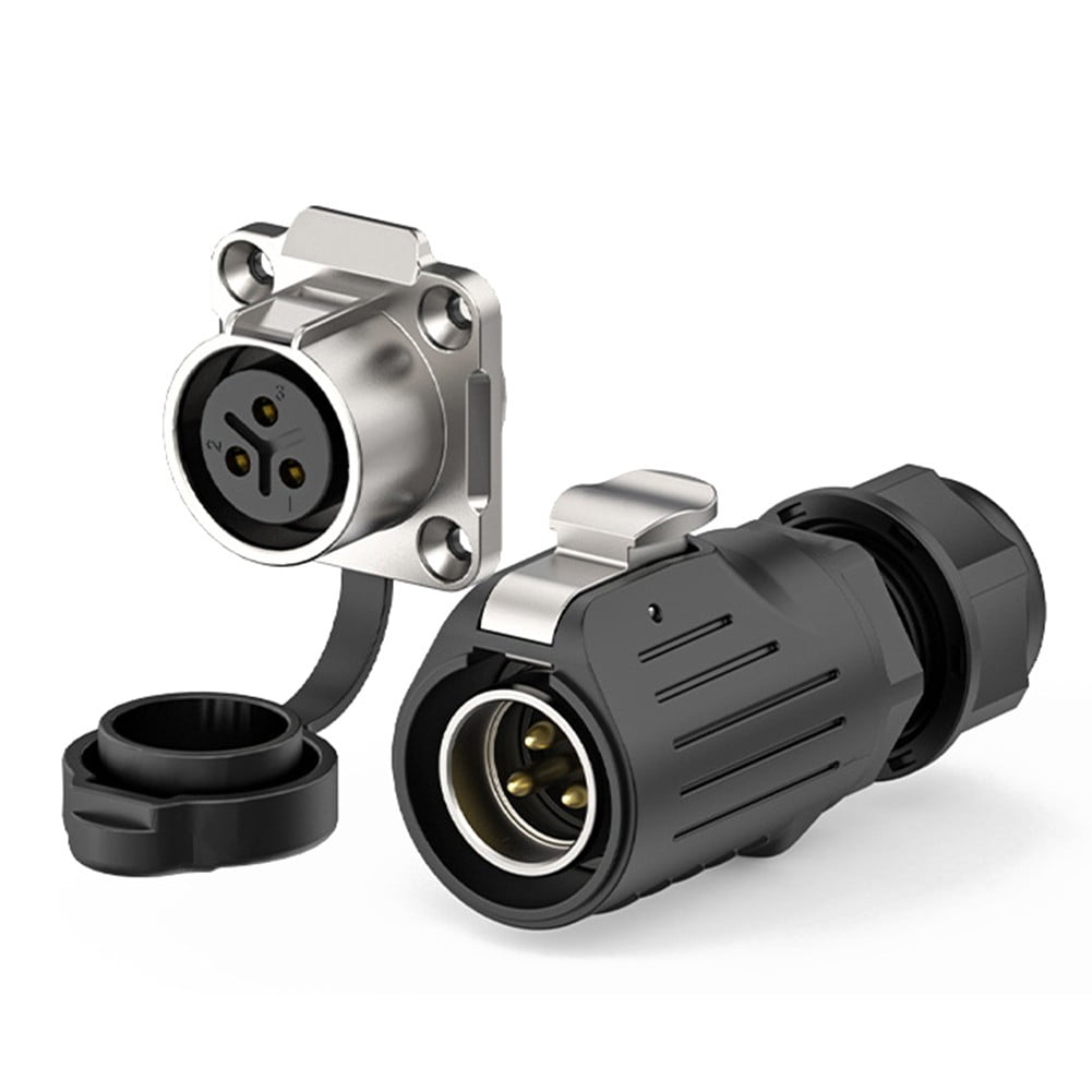 EW-LP20 Industrial Waterproof IP68 Quick Electrical Connector Flange ...