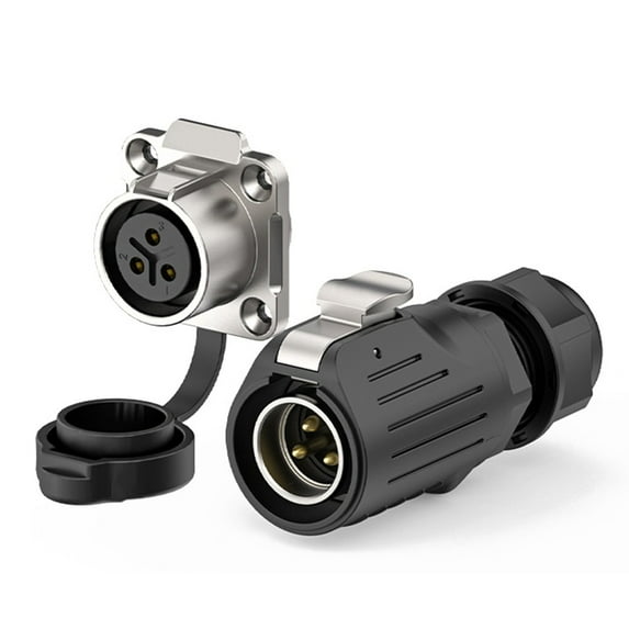 EW-LP20 Industrial Waterproof IP68 Quick Electrical Connector Flange ...
