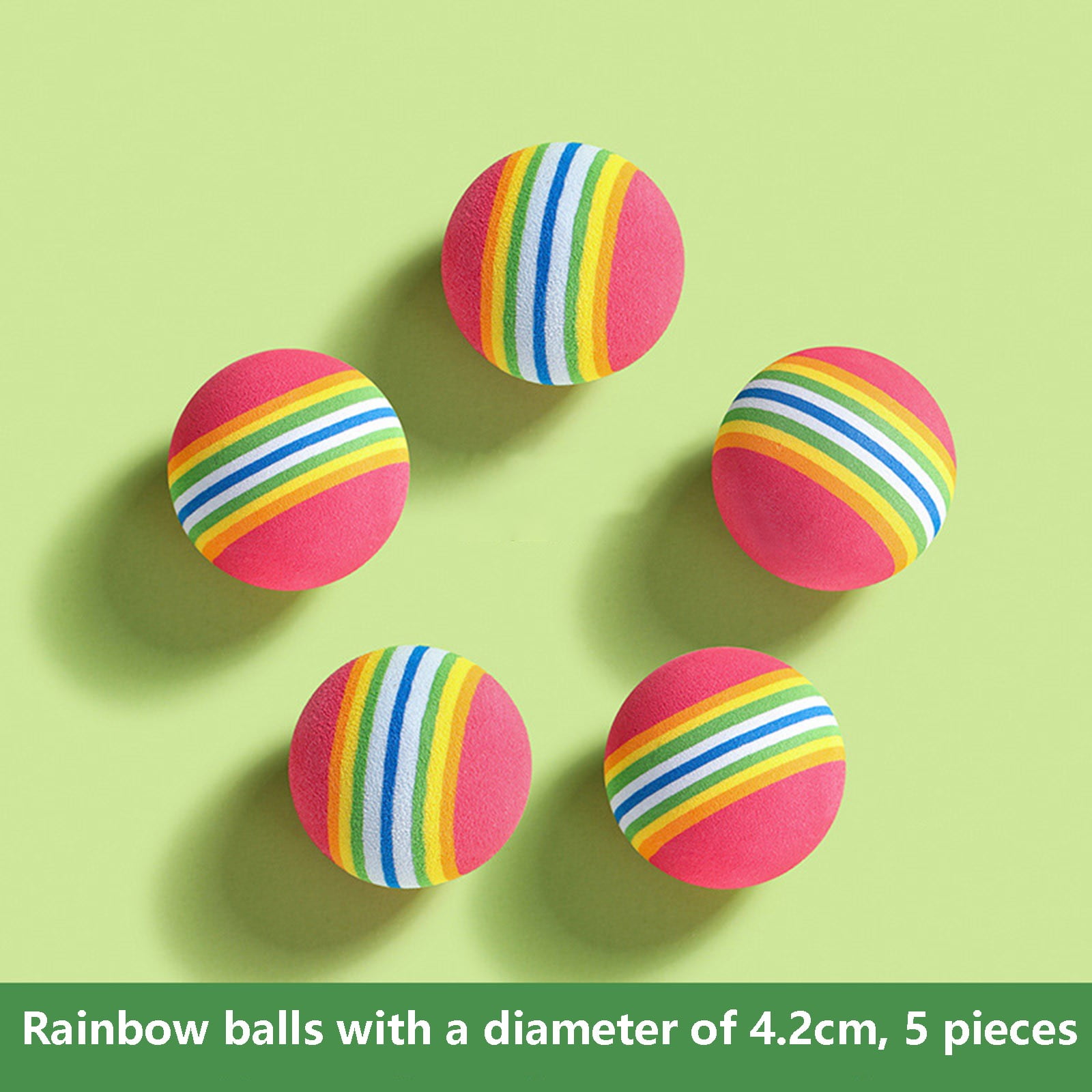 EWASWON Cat Balls Toys for Indoor Cats,Bell-Equipped Cat Toy Ball with ...